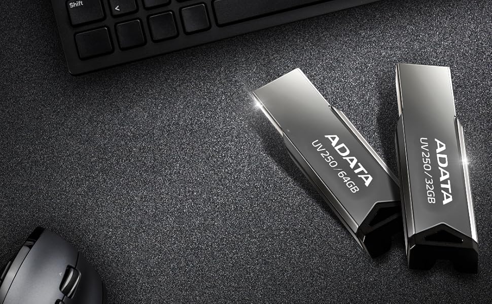 ADATA 16 GB Memoria Flash USB 2.0 Color Plata con Negro (Modelo UV250) : Amazon.com.mx: Electrónicos