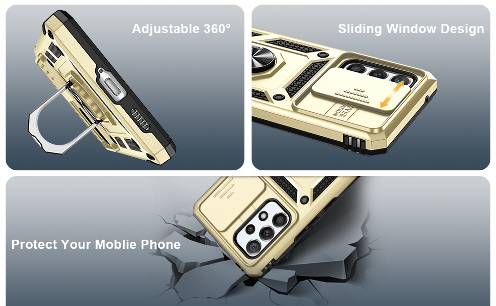 Amazon.com: Meikobuly for Samsung Galaxy A53 5g Case, Galaxy A53 5g Phone Case with Slide Camera ...