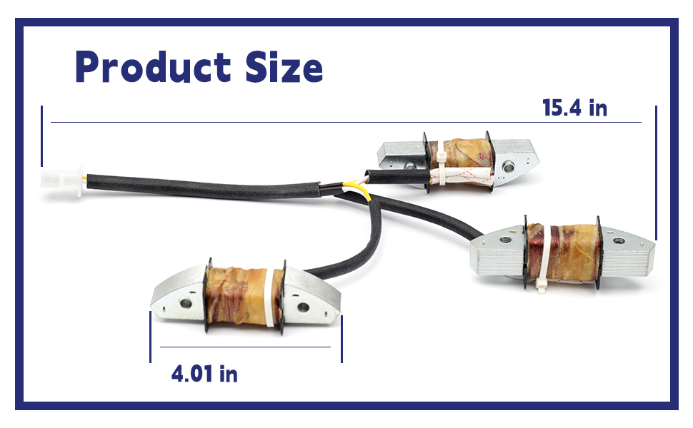 Amazon.com: Dusledel 31630-ZJ1-802 Charge Coil Assembly Replacement for Honda GX610 GX620 GX670 ...