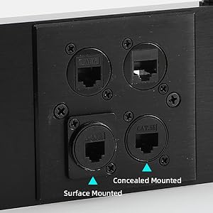 Amazon.com: PENGLIN 5PCS RJ45 Panel Mount Screw Terminal Adapter, RJ45 ...