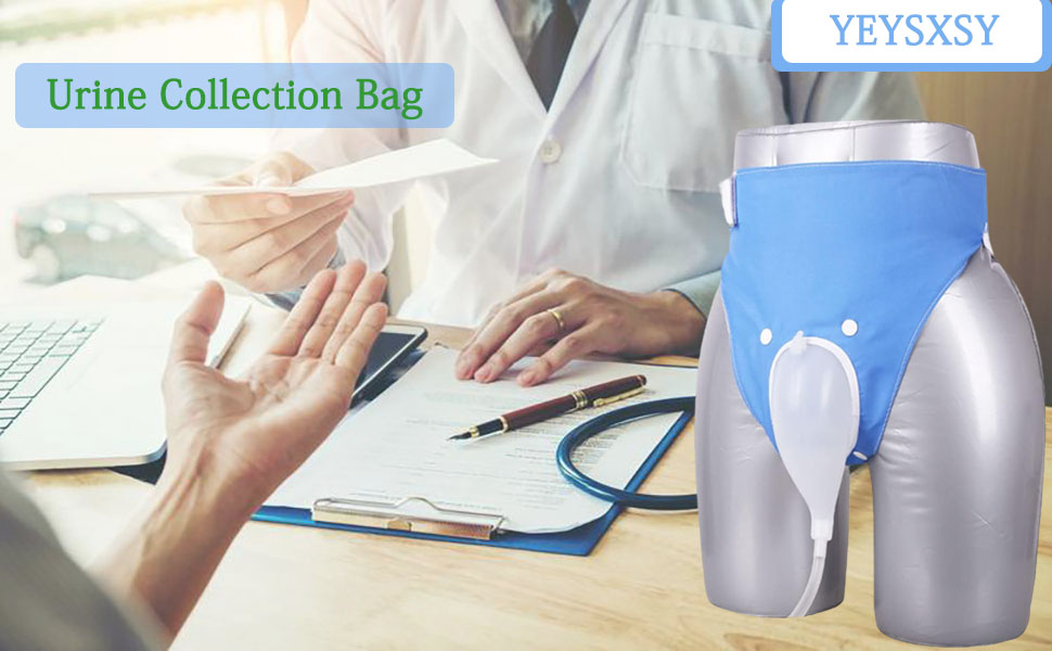 Amazon.com: Urine Collection Bag Condom Catheters for Men Reusable Portable Silicone Urinal with ...