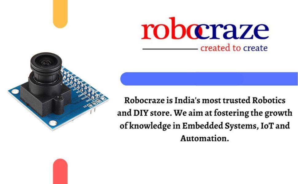 Robocraze OV7670 300KP VGA Camera Image sensor Module Compatible With Arduino : Amazon.in ...