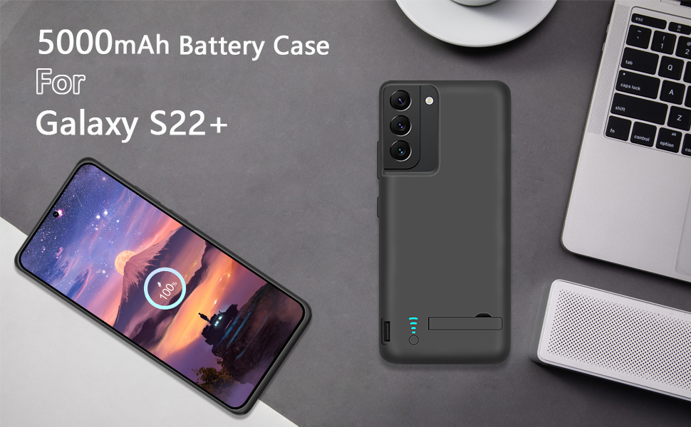 Amazon.com: Sitong Battery Case for Samsung Galaxy S22+ / S22 Plus, 5000mAh Rechargeable ...