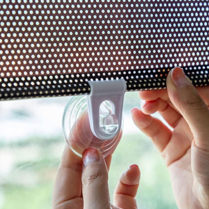 Amazon.com: HBDHCUUN Temporary Blackout Roller Blinds with Suction Cups,Adjustable Thermal ...