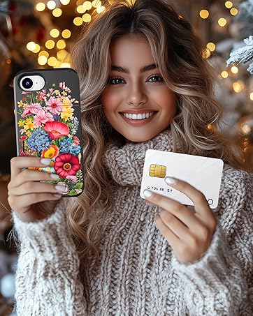 Amazon.com: MUQR Compatible for iPhone 16e Case 2025 Cute Kawaii, Wallet Cases Funda Card Holder ...