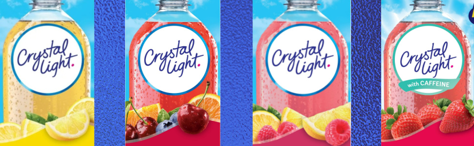 Amazon.com : Crystal Light Water Flavoring Enhancer Variety Bulk, 120 Drink Mix Packets (30 Each ...