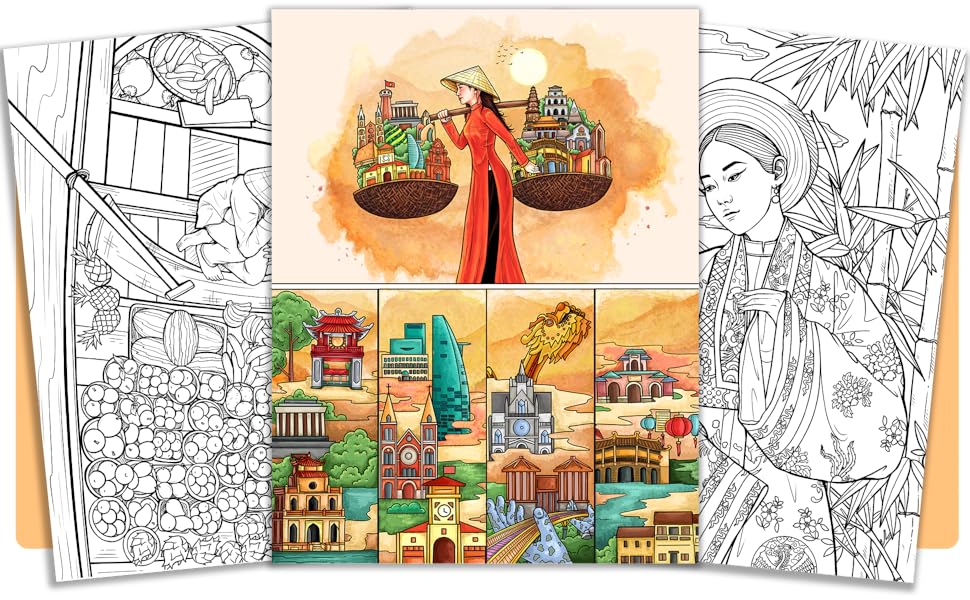 vietnam coloring pages