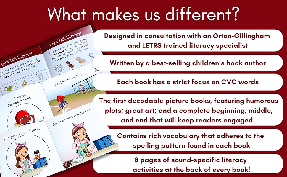 Amazon.com: Charge into Reading Decodable Books (Stage 1.5): 5 CVC ...