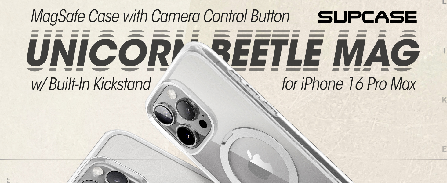 Amazon.com: SUPCASE for iPhone 16 Pro Max Case with Camera Control Capture Button (Unicorn ...