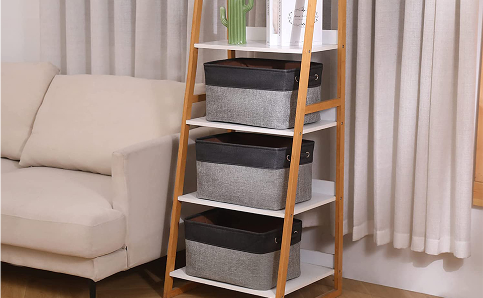 Amazon.com - YANZHI 3PCS Large Storage Baskets for Shelves, Laundry ...