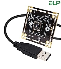 Amazon.com: ELP 8mp USB Camera Module with Microphone Autofocus PC Camera for Computer 4K ...
