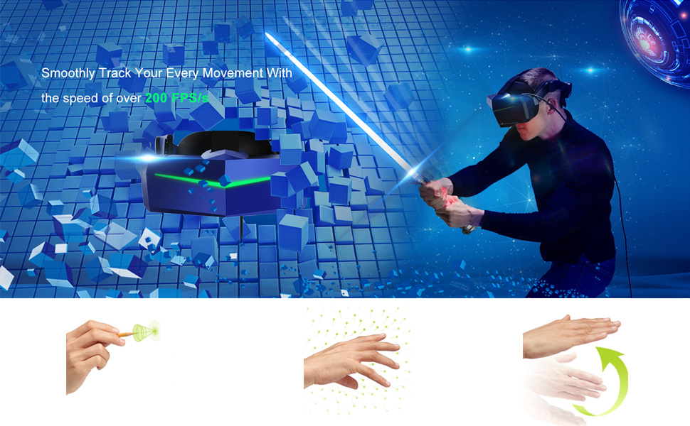 Amazon.com: Hand Tracking Module for Pimax Vision Artisan, 5K, 8K, 8KX ...