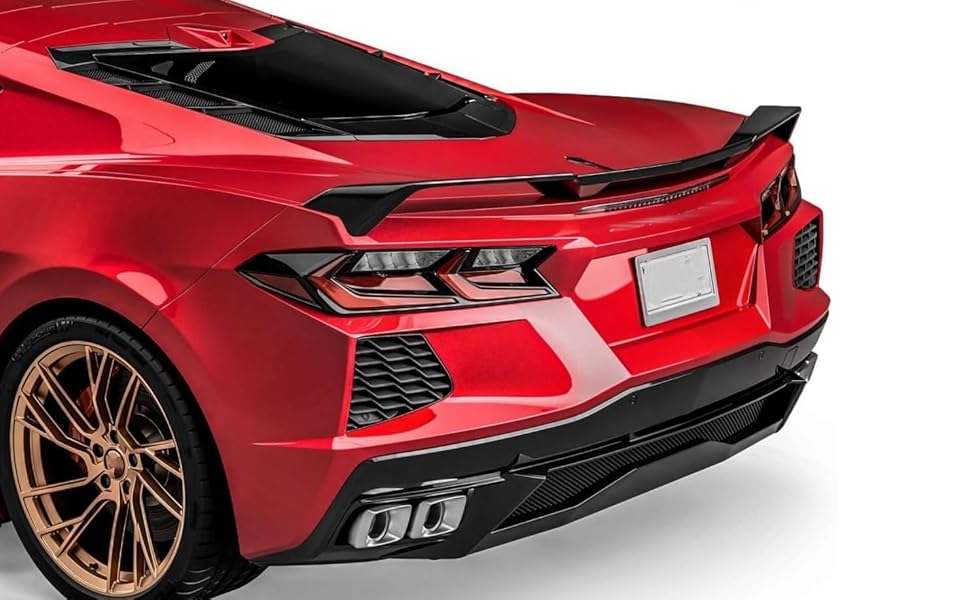 Amazon.com: YOUNGERCAR Gloss Black Rear Trunk Spoiler Fit for 2020-2024 ...