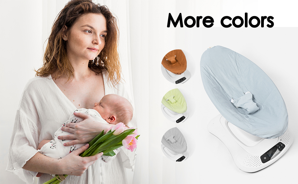 Amazon.com: Swing Cover Compatible with Old Model 4moms MamaRoo and Rockaroo Before 2022, Soft ...