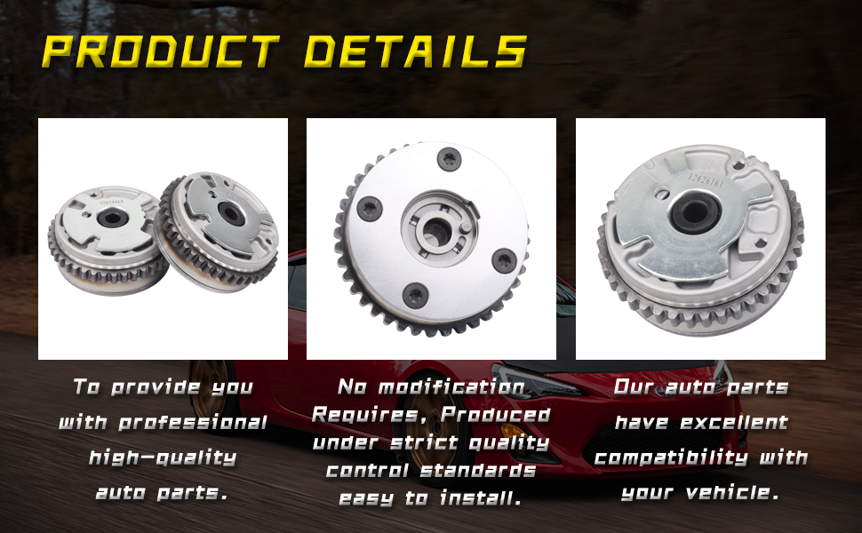 Amazon.com: 4PCS Variable Timing Sprocket Cam VVT Gears Intake & Exhaust Camshaft Adjuster Cam ...