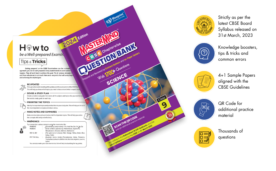 MasterMind CBSE Question Bank for Class 9 Science 2024 Exam by ...