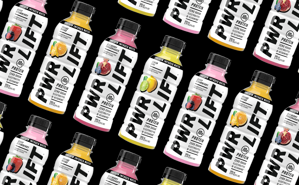 Amazon.com : Whey Protein Water Sports Drink by PWR LIFT | Blueberry Pomegranate | Keto, Vitamin ...