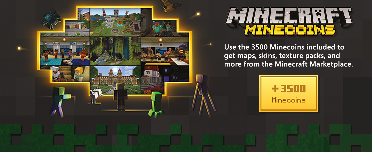 Minecraft with 3500 Minecoins – Xbox Series X, Xbox One : Amazon.ca ...