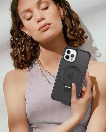 Amazon.com: Lamcase for iPhone 15 Pro Max Case with Magnetic Invisible Ring Stand [Compatible ...