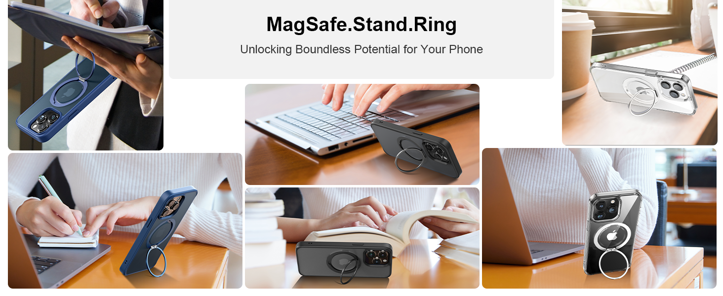 Amazon.com: Meifigno Upgrade 360° LoopStand Series for iPhone 15 ProMax Case with Stand ...