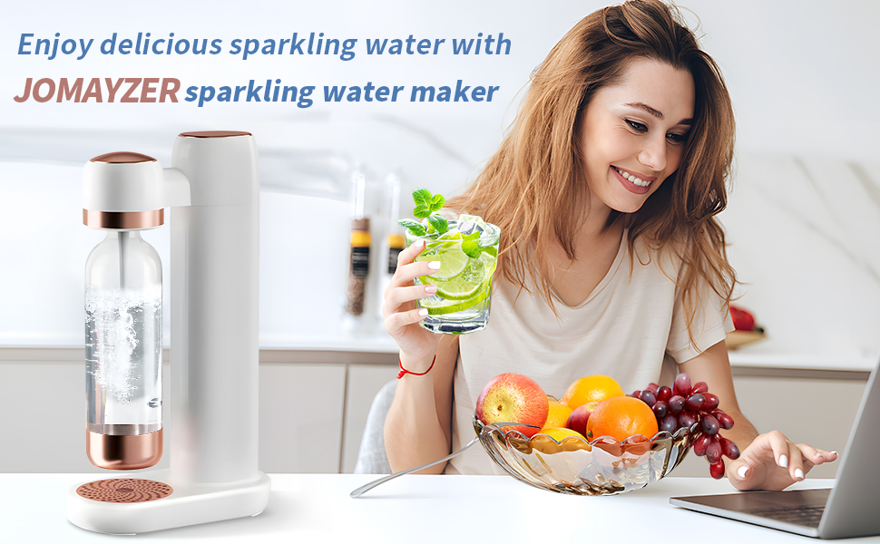 Amazon.com: JOMAYZER Sparkling Water Maker Soda Maker Machine for Home, Soda Streaming Machine ...