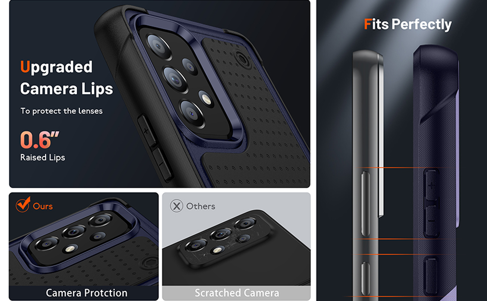 Amazon.com: TORRTOWAY Designed for Samsung Galaxy A53 5G Case 2 in 1 Gift Militay Grade Drop ...