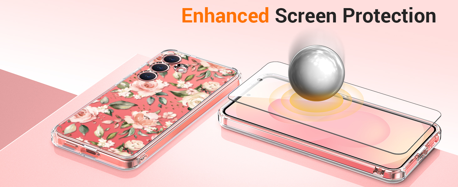 Amazon.com: bicol for Samsung Galaxy S25 Case with Screen Protector,Enhanced Camera Protection ...