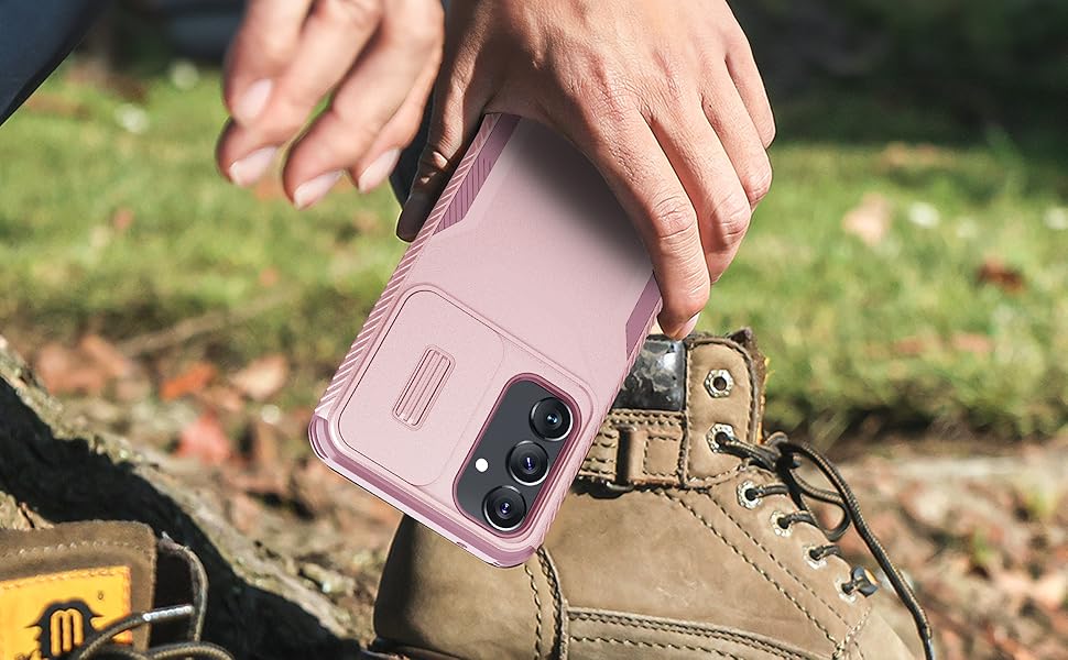 Amazon.com: LATVIN for Samsung Galaxy A16 5G Case with 1 Screen Protector, Built-in Slide Camera ...