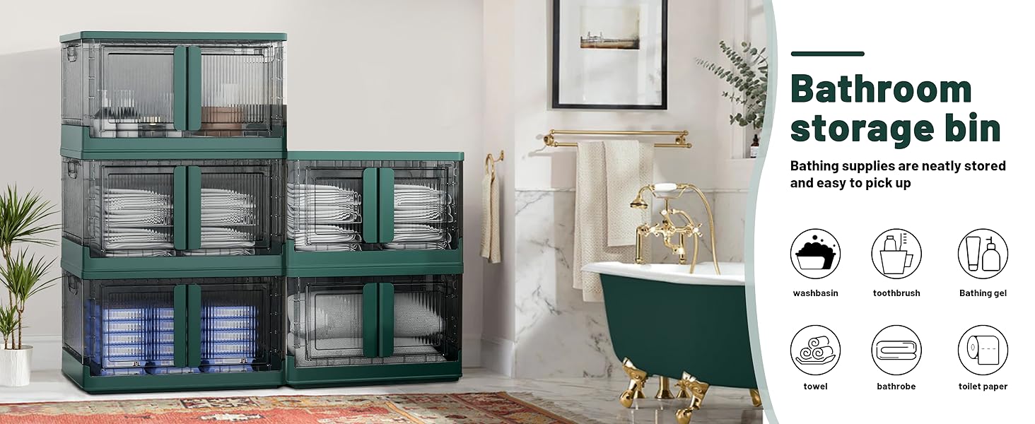 Amazon.com - Closet Organizers and Storage, 34QT Storage Bins with Lids ...