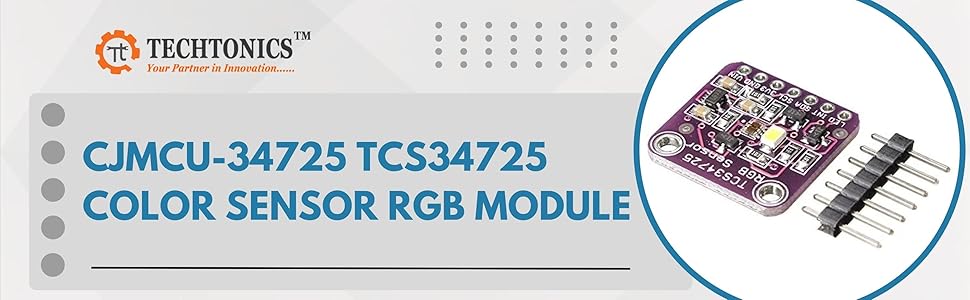 Techtonics CJMCU-34725 TCS34725 Color Sensor RGB Development Board ...