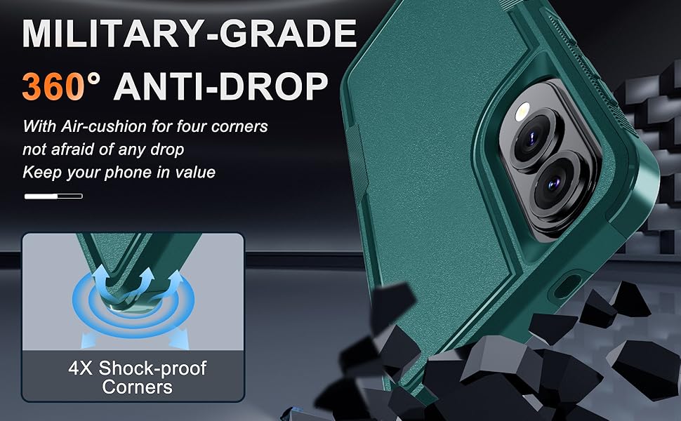 Amazon.com: RMOCR Case for Samsung Galaxy S25 Edge, Full Body Heavy Duty Rugged Shockproof ...