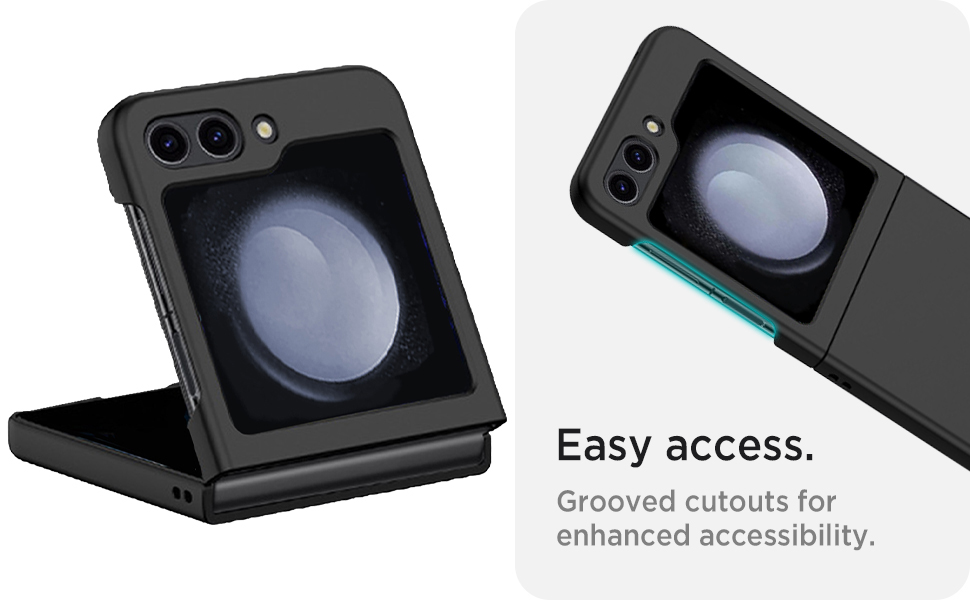 Amazon.com: Miimall Compatible for Samsung Galaxy Z Flip 5 Case, |Silky Liquid Silicone|Hard PC ...