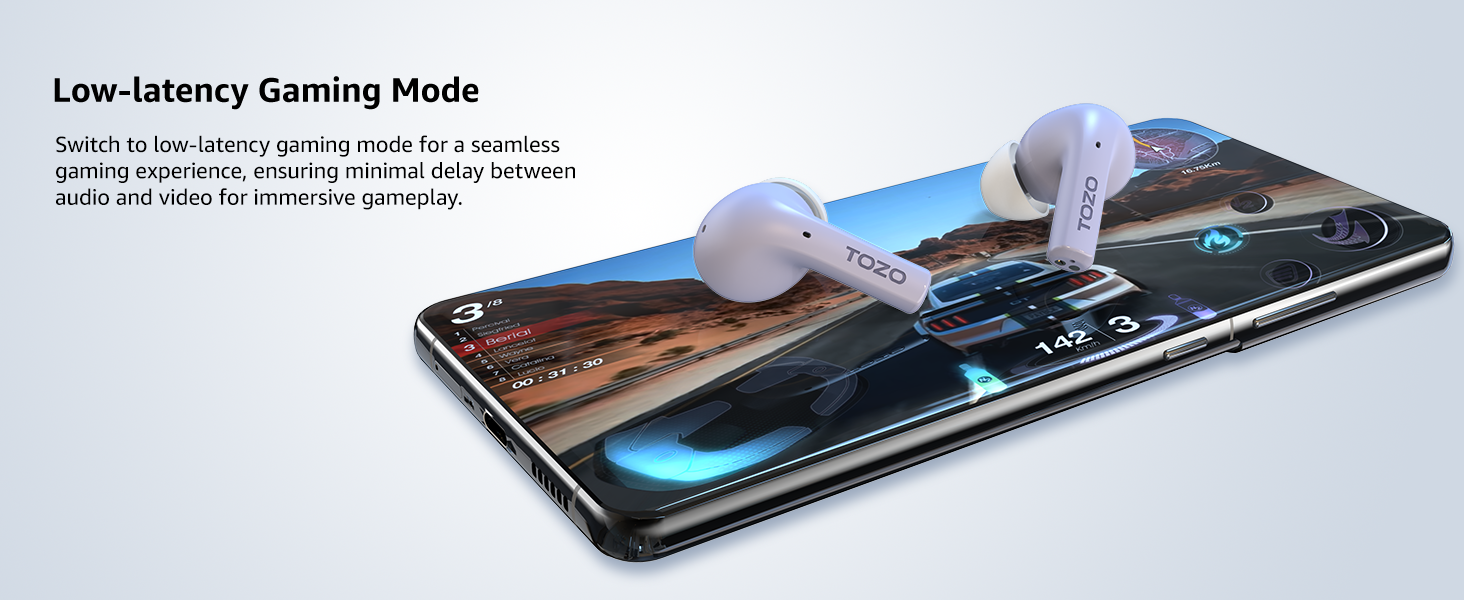 Amazon.com: TOZO E2 Wireless Earbuds with 2 Mics AI Call Noise ...