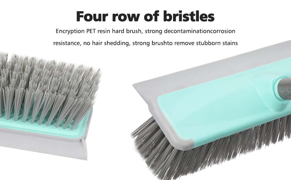 Amazon.com: Floor & Window Professional 180° Rotatable Squeegee Scrubber with 56" Adjustable ...