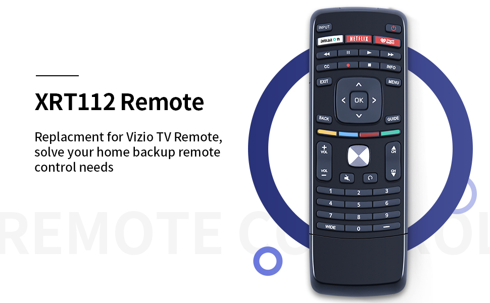 Xrt112 Replacement Remote Control Compatible For Vizio