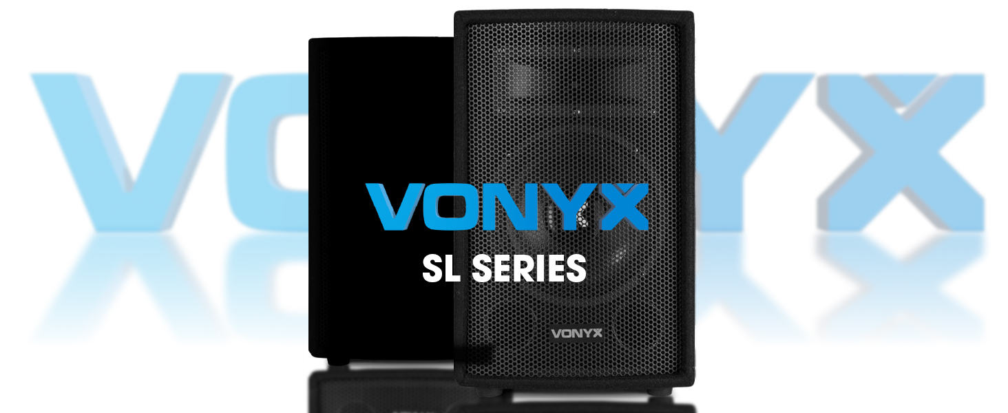 Vonyx SL12 - PA-Lautsprecher 600 Watt - passiver Lautsprecher, 12 Zoll DJ Speaker Passivbox, DJ ...