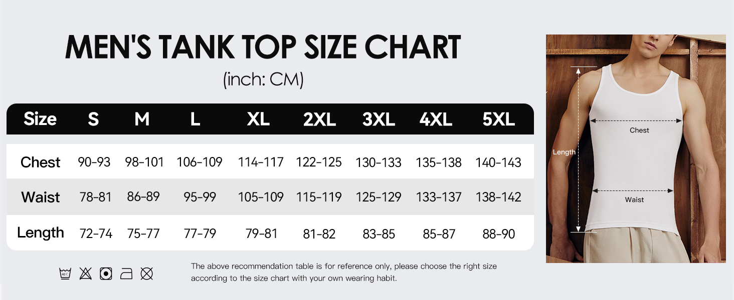 IceReco Unterhemd Herren 5er Pack Tank Top Herren Unterhemden 100% Baumwolle Muskelshirt ...