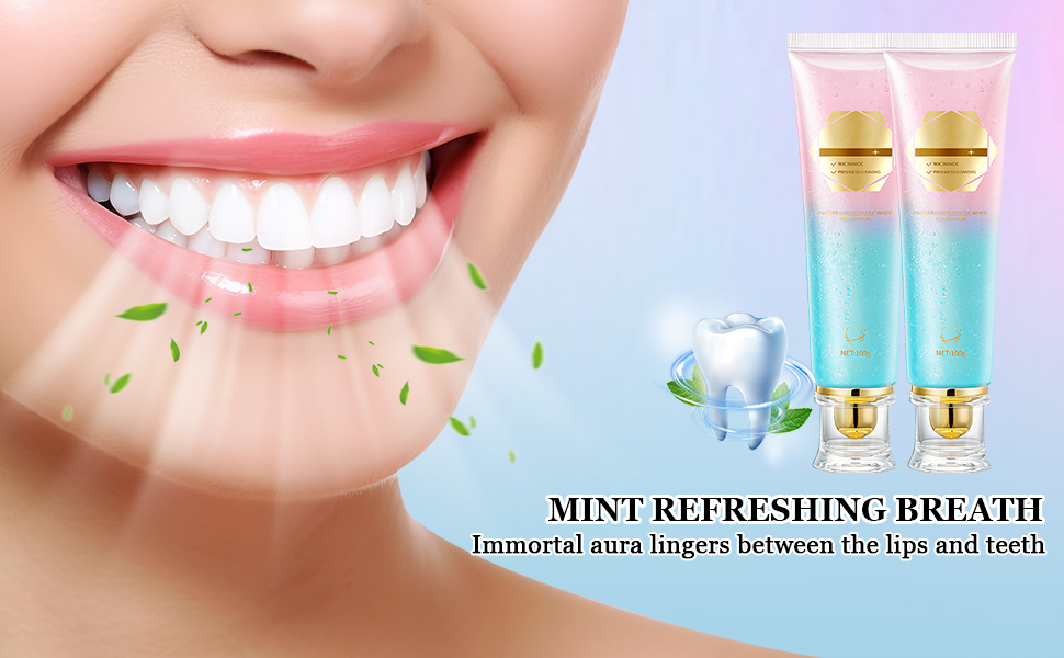 Amazon.com : 2Pcs Acssart Radiant Whitening Toothpaste,Unismart Toothpaste Whitening,Niacinamide ...