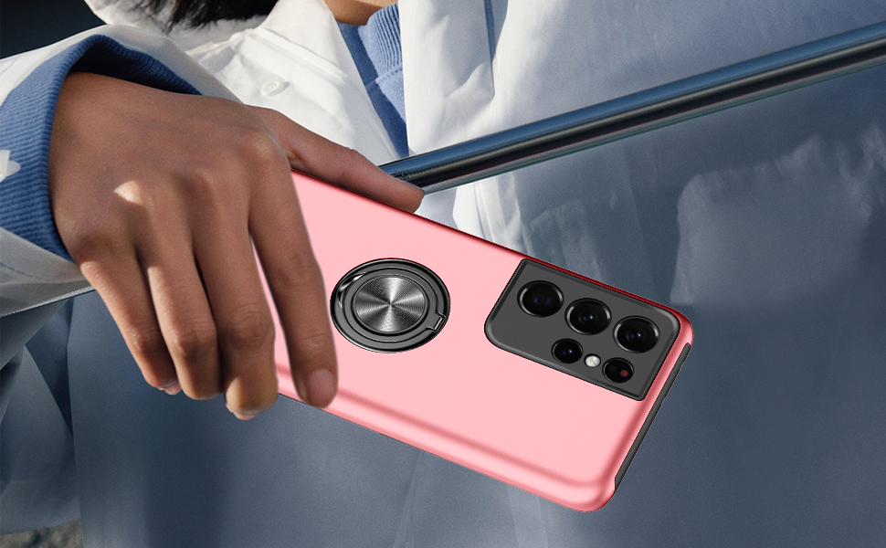 Amazon.com: AKINIK for Samsung Galaxy S21 Ultra Case, with Self Healing Flexible TPU Screen ...