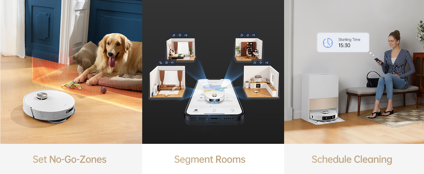 Dreame L20 Ultra Robot Vacuum and Mop Cleaner with Auto Mop Cleaning and Drying, Self-Refilling ...