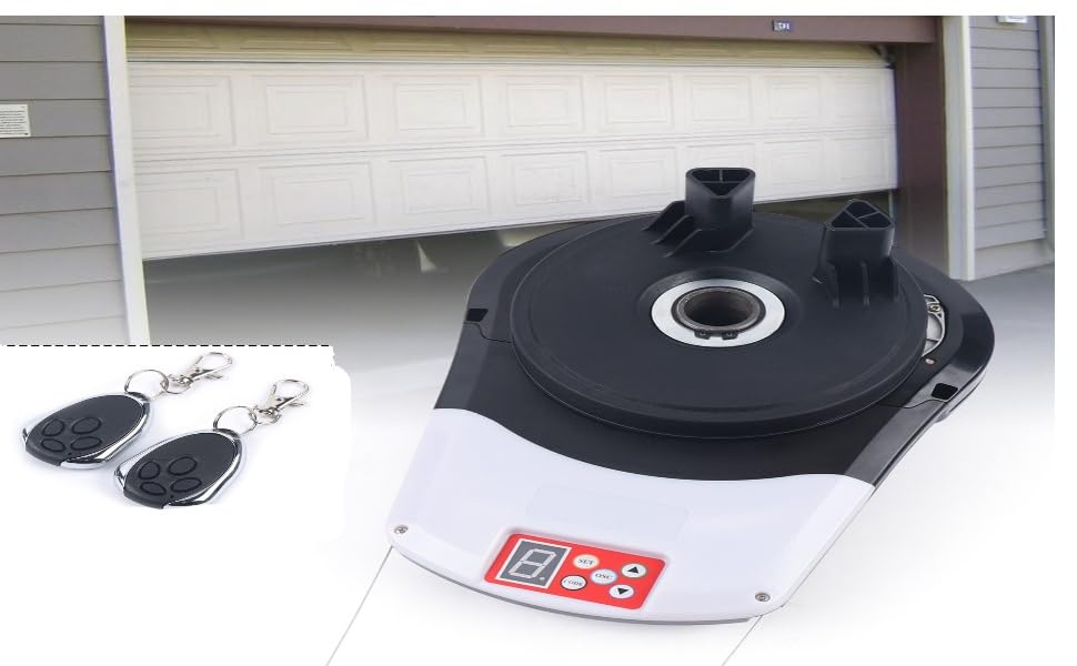 DOONARCES 800N 100W Automatic Roller Door Opener Auto Garage Roll Up Roller Door Opener Motor ...