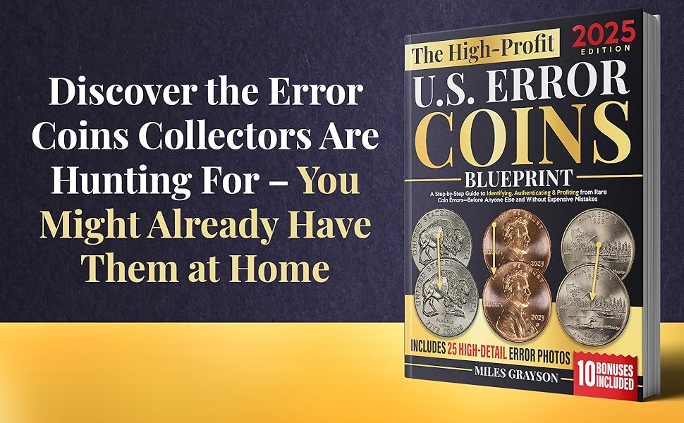 The High-Profit U.S. Error Coins Blueprint: A Step-by-Step Guide to Identifying, Authenticating ...