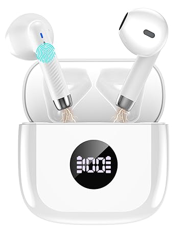 Wireless Earbuds, Bluetooth 5.3 Headphones in Ear HiFi Stereo, Mini ...