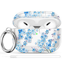 Amazon.com: Maxjoy for Airpods Pro 2nd/1st Generation Case with Lock, Flower Airpod Pro 2 Case ...