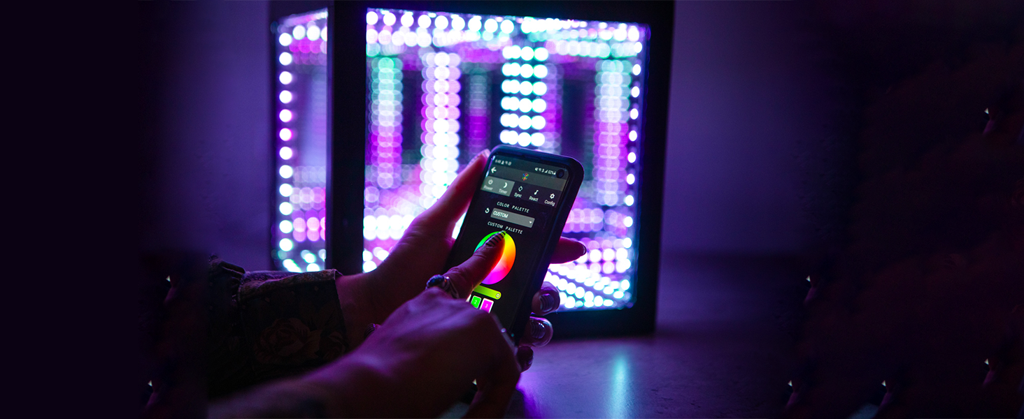 The Hyperspace Lighting Company HyperCube Infinity Cube LED Light - 10 ...