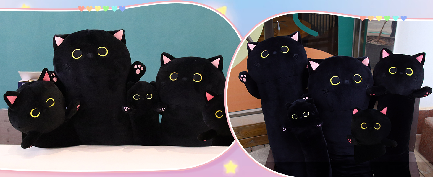 Long Cat Plush Long Cat Stuffed Animals, 40.5" Cute Long Cat Body ...
