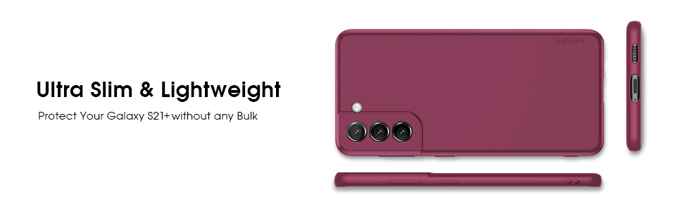 Amazon.com: X-level for Samsung Galaxy S21+ Plus Case Super Thin Slim Fit Soft Flexible TPU ...