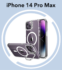 ESR for iPhone 14 Pro Max Case, Compatible with MagSafe, Adjustable Camera Ring Stand, Scratch ...