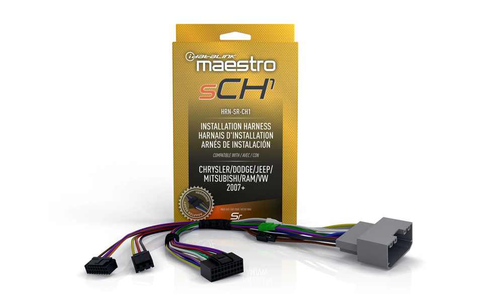 Amazon.com: Idatalink Maestro HRN-SR-CH1 T-Harness for Select Chrysler, Dodge, Jeep, RAM ...