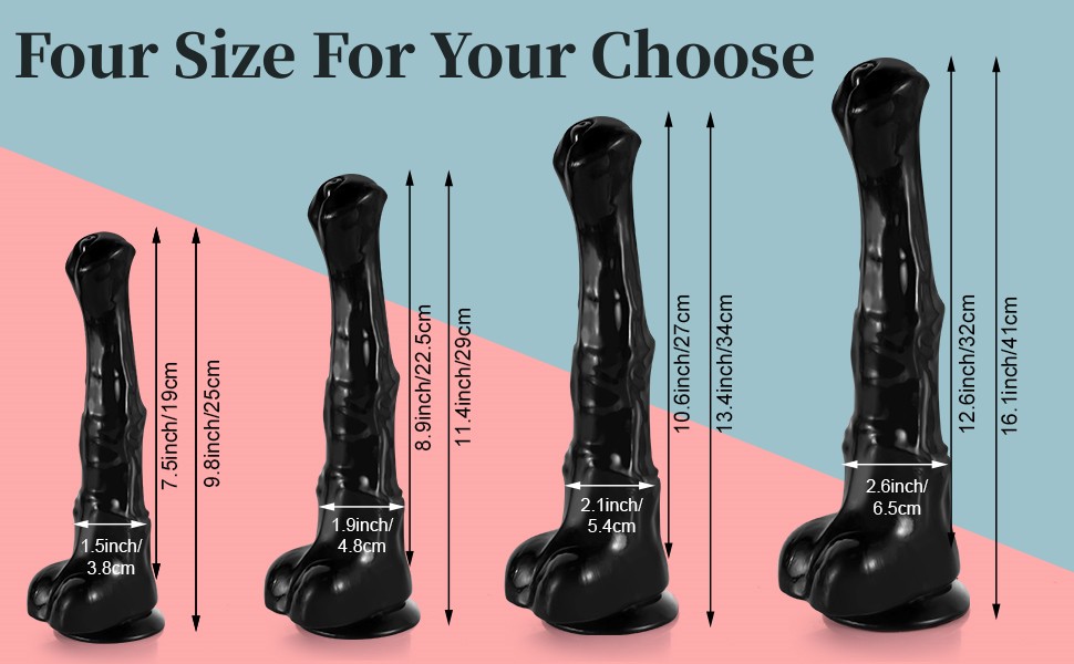 Amazon.com: Aobrong Realistic Horse Dildo, 11.4 inch Lifelike Huge Dildos with Strong Suction ...